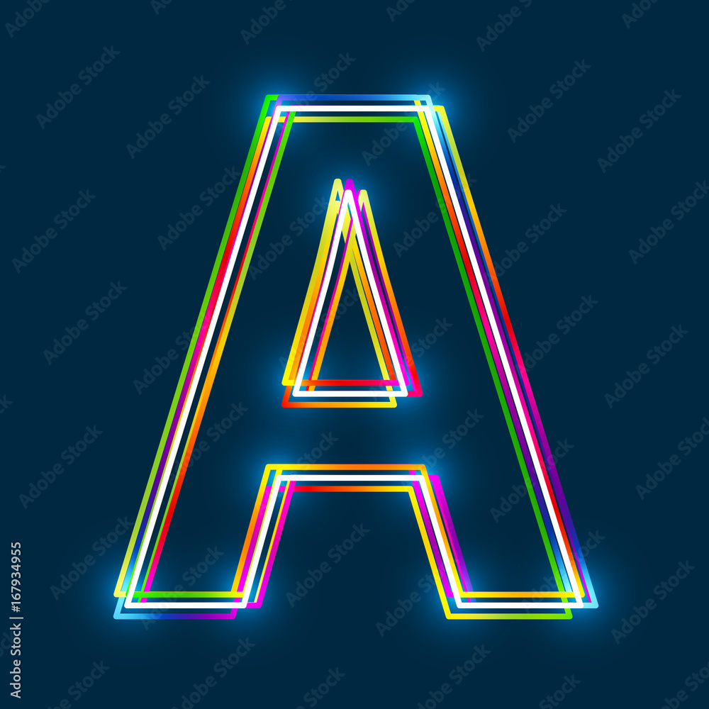 Capital Letter A Outline