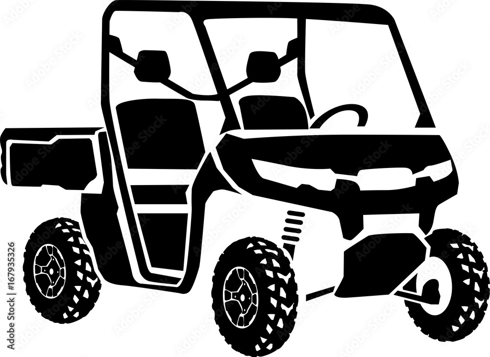 2017 Defender DPS 3-4 front Picto H Stock Vector | Adobe Stock