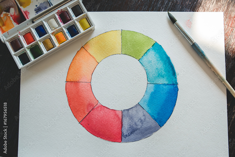 The color wheel Stock Photo | Adobe Stock