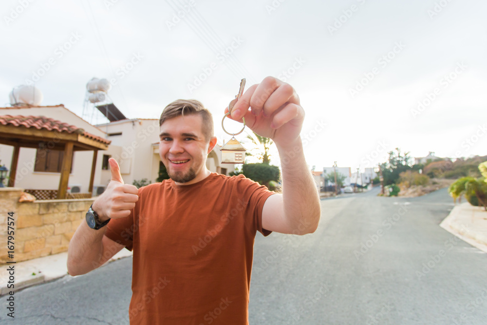 Man Holding Key