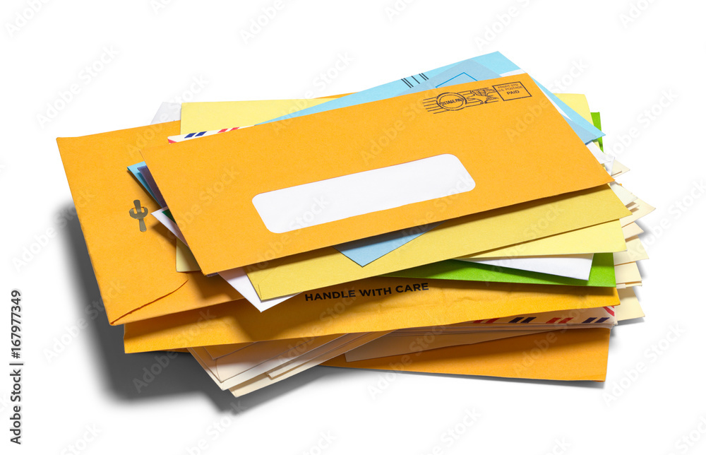 Envelope Stack Stock Photo | Adobe Stock