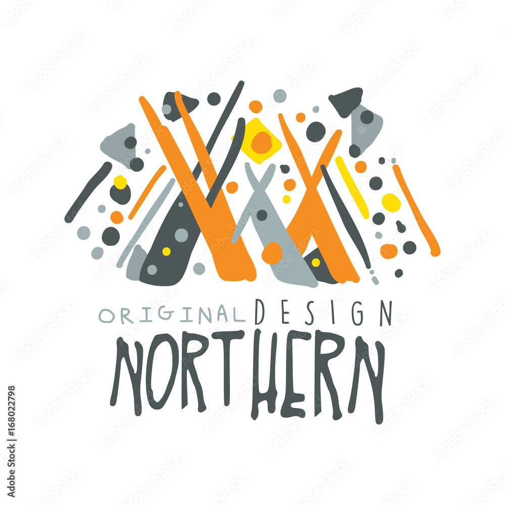 Nothern logo template original design, badge for nothern travel, sport ...