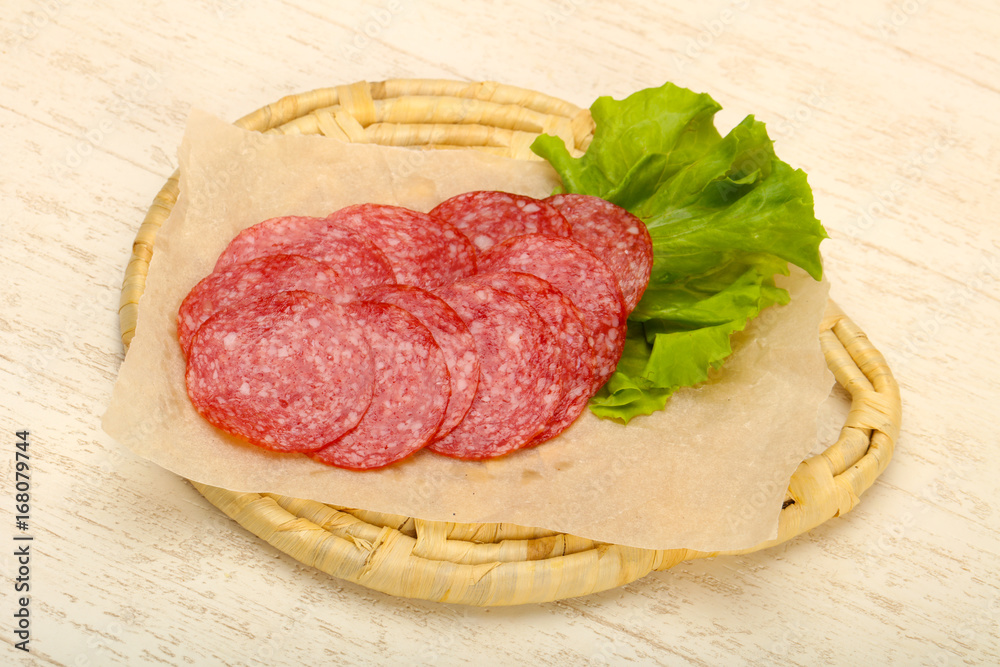 Salami sausage foto de Stock | Adobe Stock