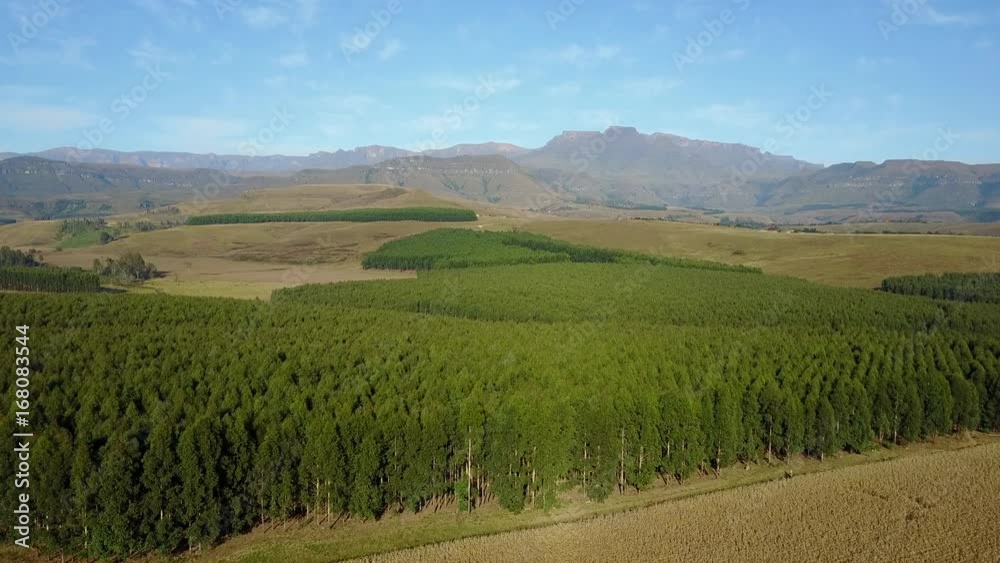 Aerial view from the eastern portion of the Great Escarpment the ...