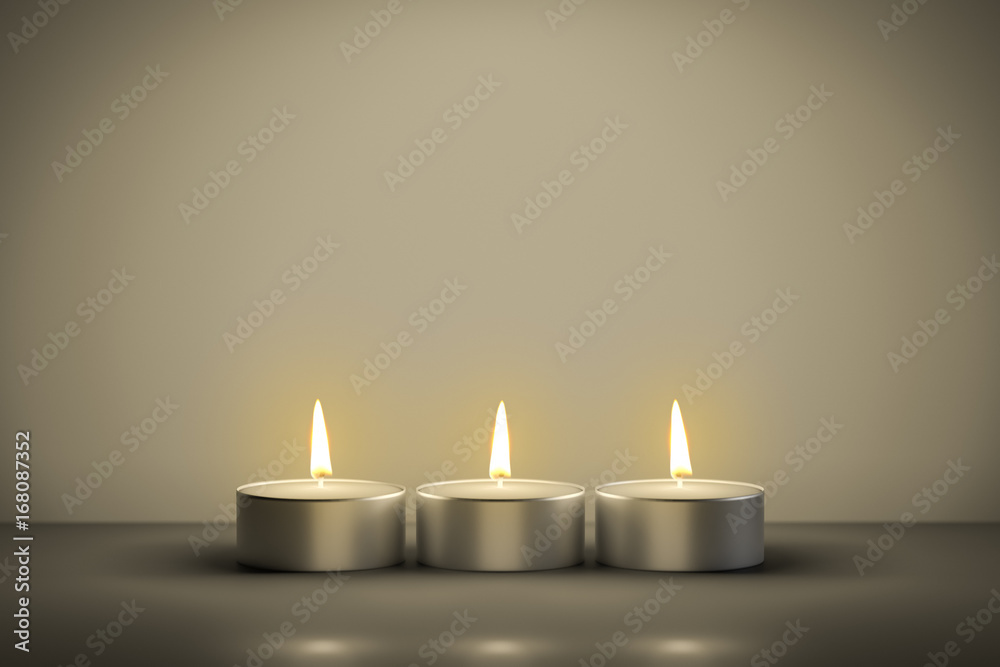 typical tealights with space for your content Stock Photo | Adobe Stock