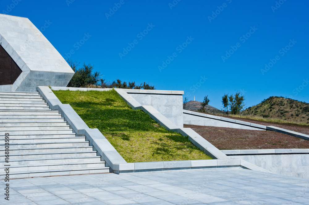 Heroes' Acre Memorial Architecture Outside Windhoek, Namibia Stock ...