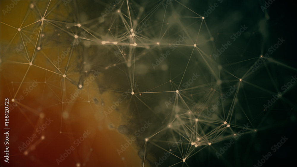 Composition based on Plexus. Use different methods of overlaying ...