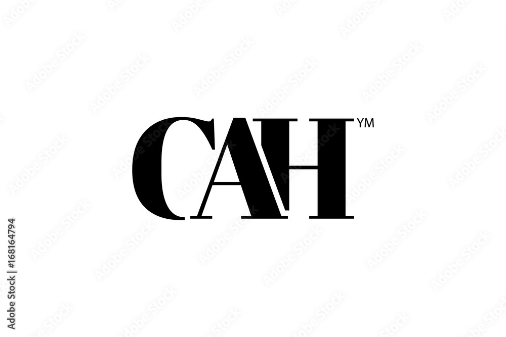 CAH Logo Branding Letter. Vector graphic design. Useful as app icon ...