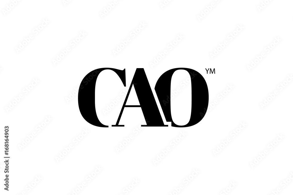 CAO Logo Branding Letter. Vector graphic design. Useful as app icon ...