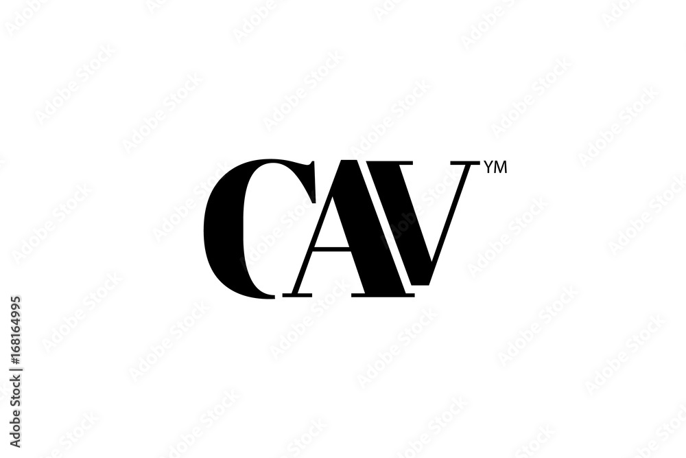 CAV Logo Branding Letter. Vector graphic design. Useful as app icon ...