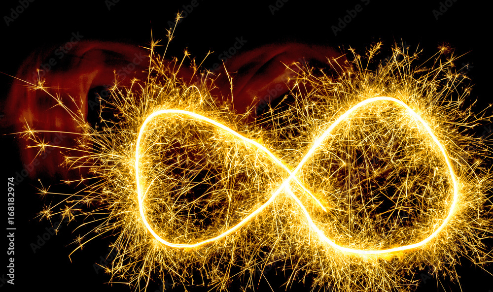Sparkler Photography Infinity