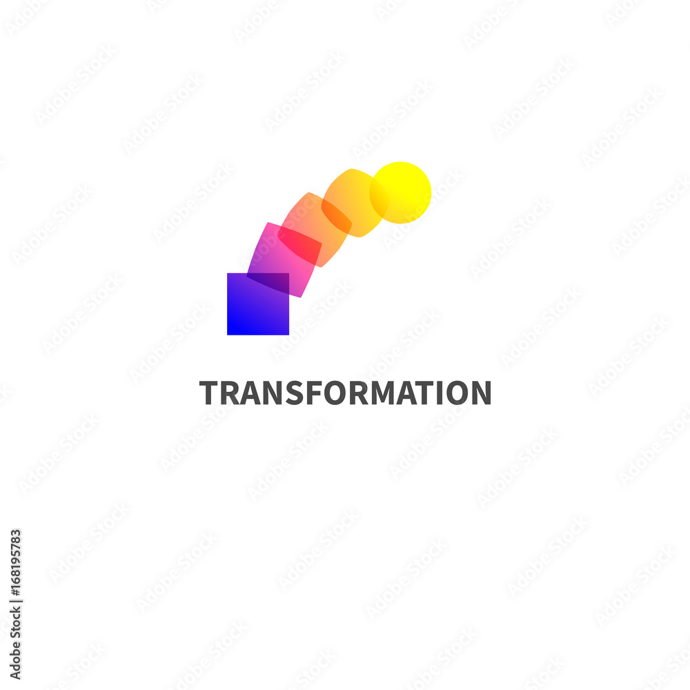 Vetor de Logo change, transformation do Stock | Adobe Stock