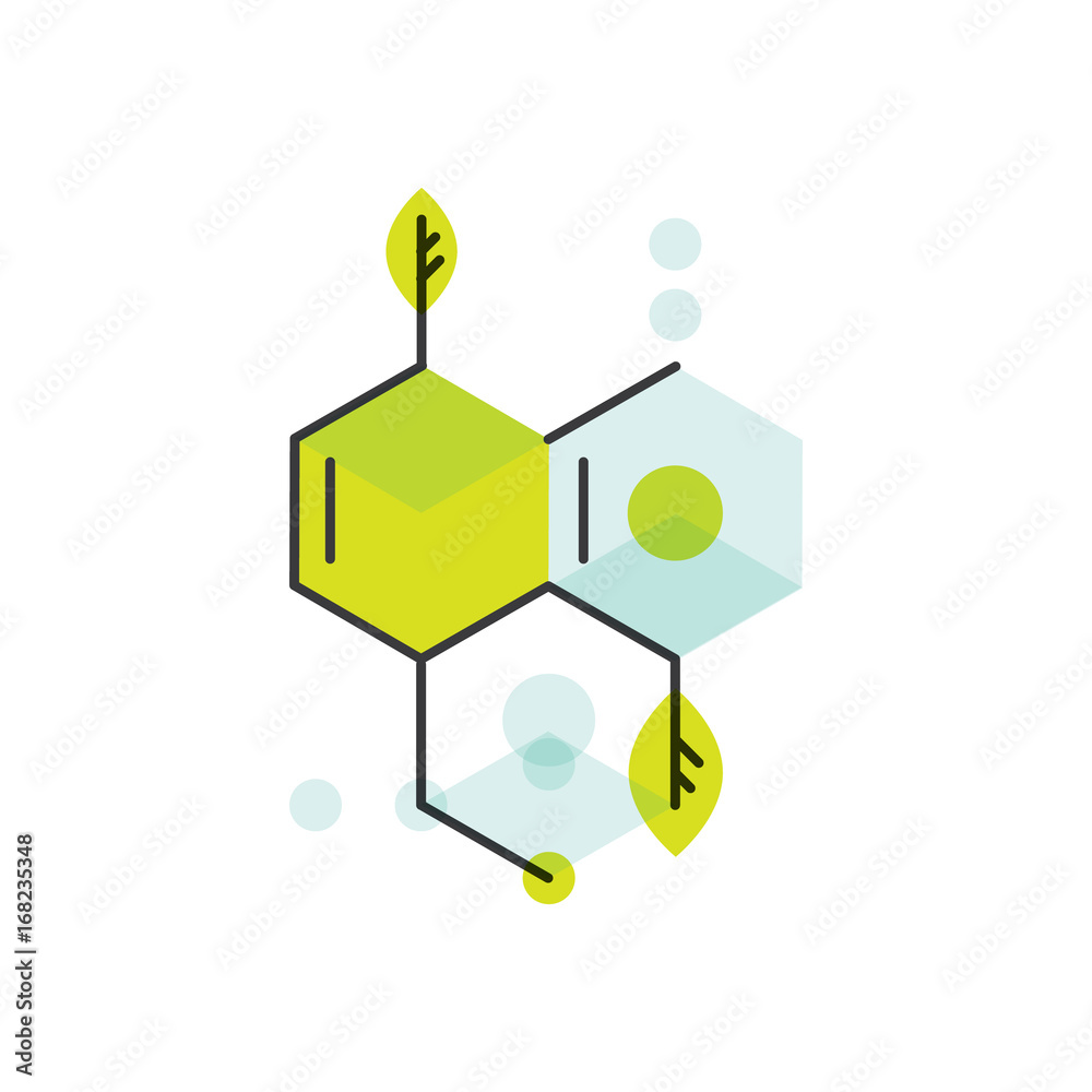 Vector Icon Style Illustration Logo of Data, Nano Bio Technologies ...