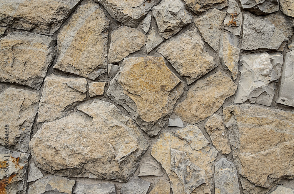 Seamless texture stone wall. Natural seamless background. Stone wall of ...