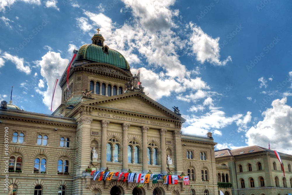 Palais fédéral de Berne, Suisse Stock Photo | Adobe Stock