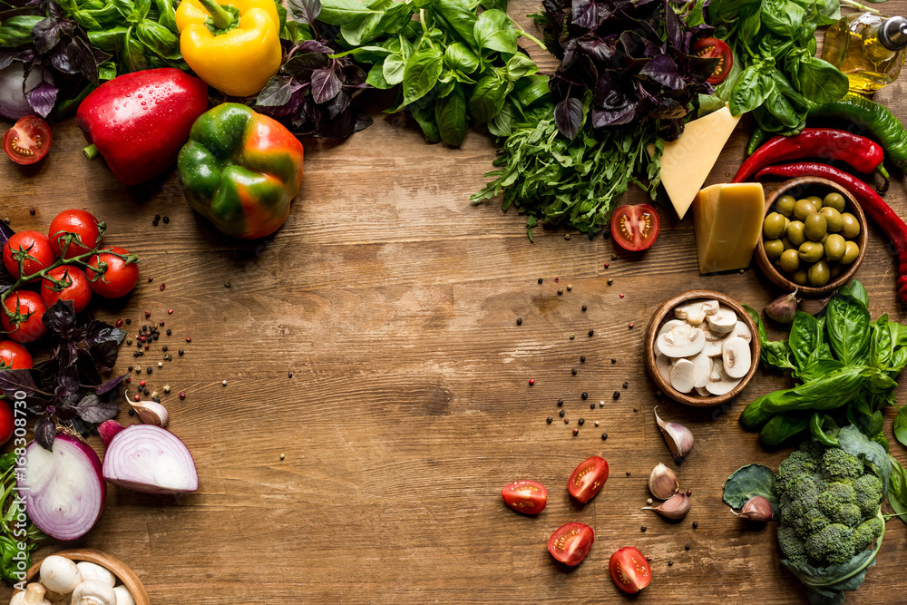 ingredients background Stock Photo | Adobe Stock