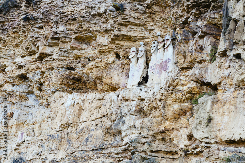 Sarcophagus of Karajía in north Peru near Chachapoyas/ Department ...