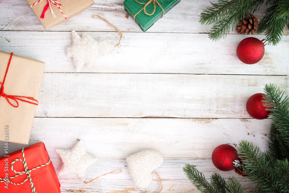 Christmas Top Border Presents