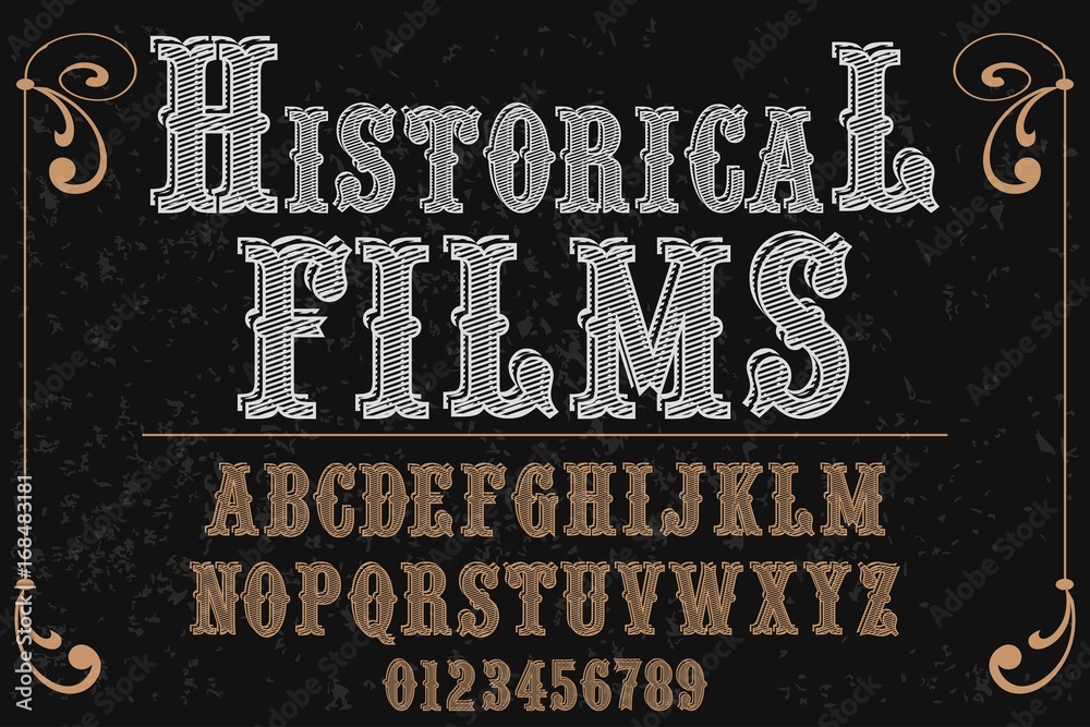 Font.Typeface. Script. Old Style Vintage - Old Style Vintage script ...