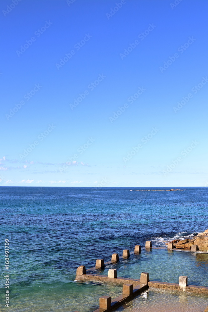 Ross Jones Memorial Pool located at Coogee Beach, Sydney Australia ...
