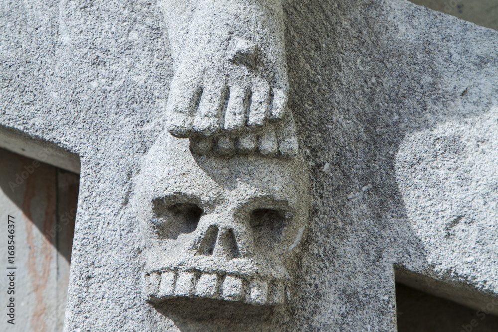 The skull of first man Adam was buried at the place, where later was ...