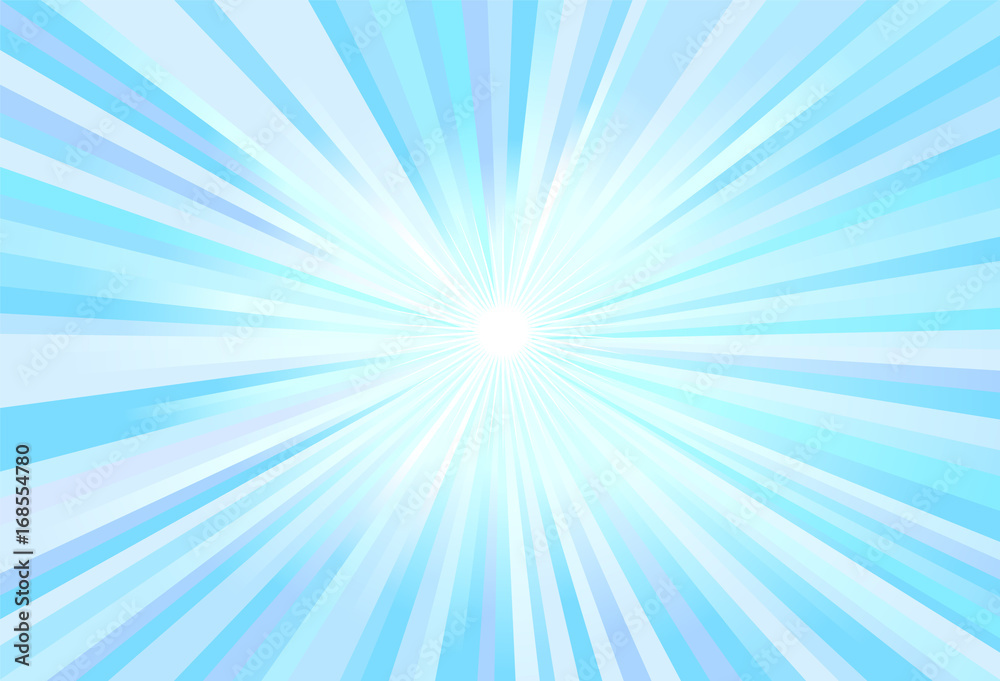 Blue light ray vector image Stock Vector | Adobe Stock