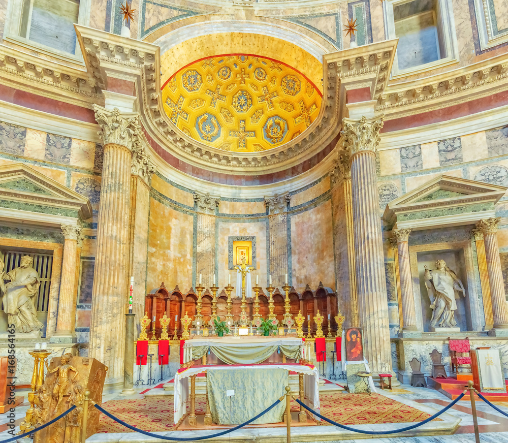 Roman Temple Painting