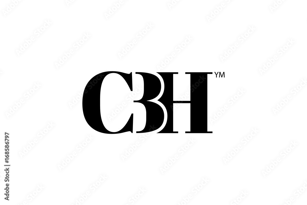 CBH Logo Branding Letter. Vector graphic design. Useful as app icon ...