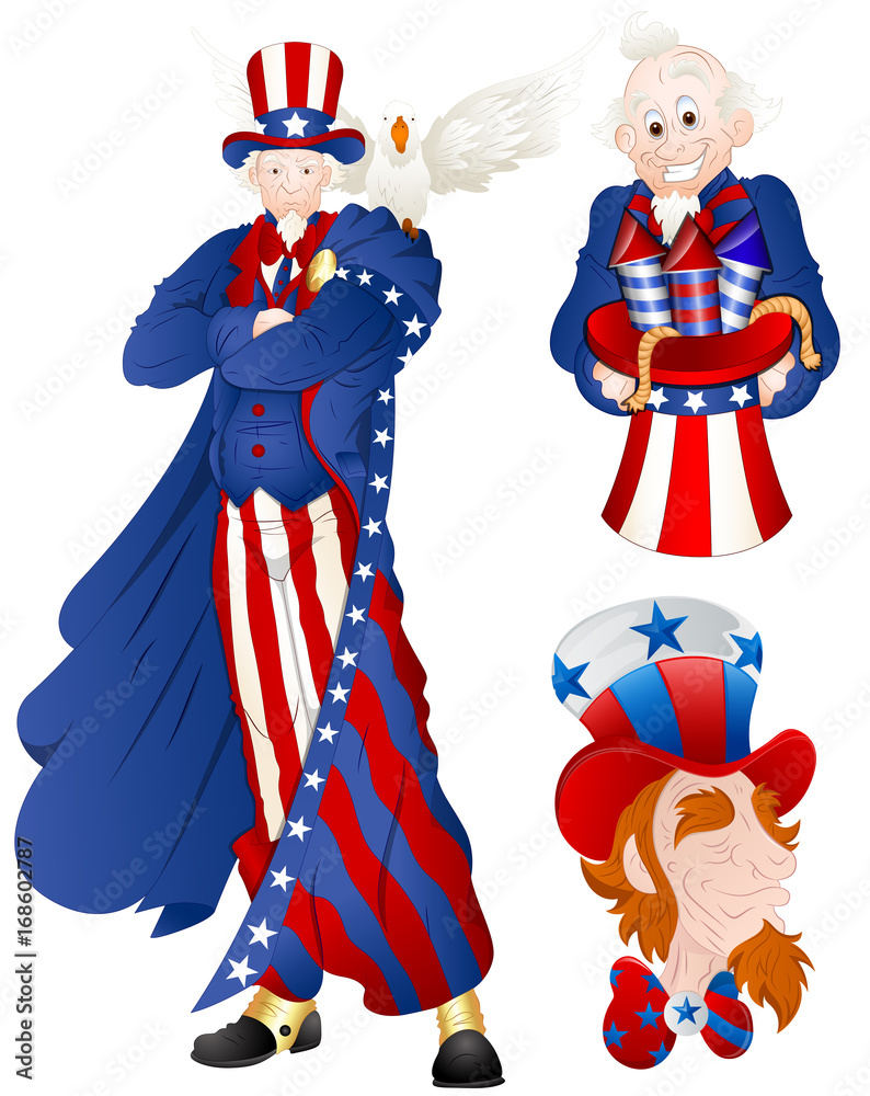 4th Of July Cartoon Characters