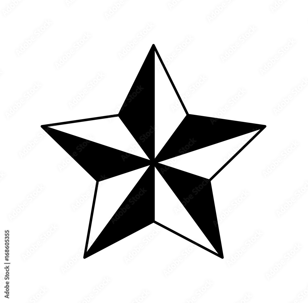 Retro Star Clip Art