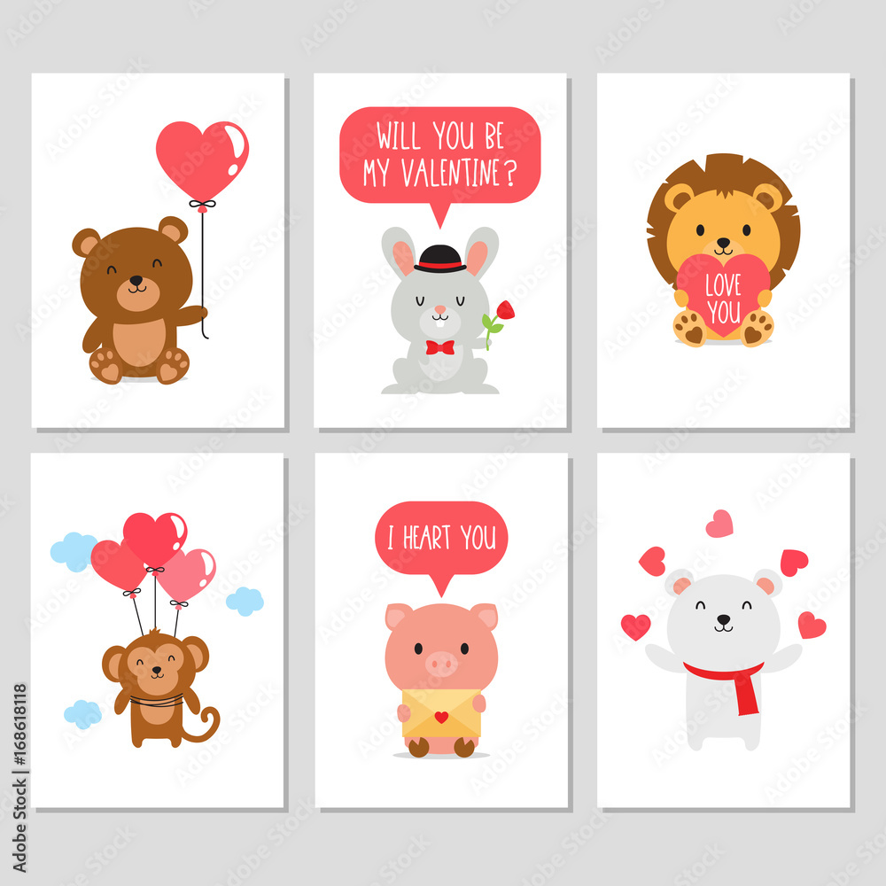 Cute Valentine Animals