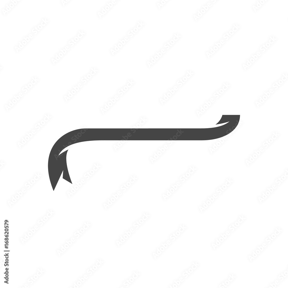 Crowbar icon. Vector logo on white background Stock Vector | Adobe Stock