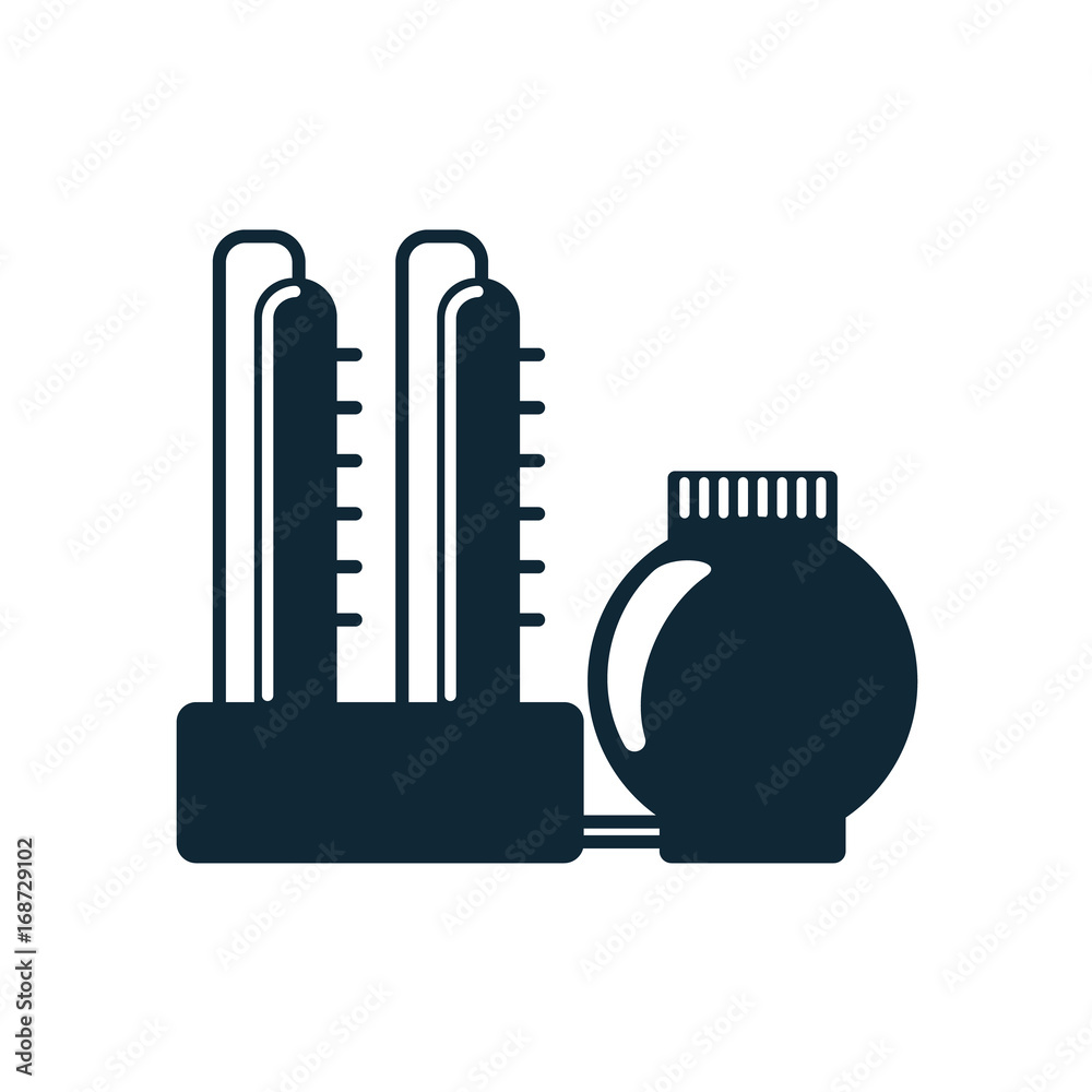vector oil refinery simple flat icon pictogram isolated on a white ...