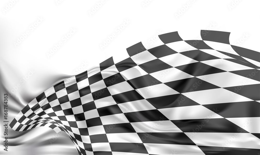 race flag wave, waveing checkered flag background layout Stock Vector ...