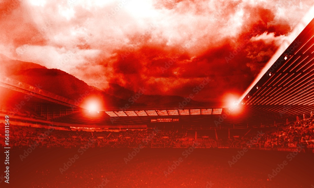 Stadium background. Stock Illustration | Adobe Stock