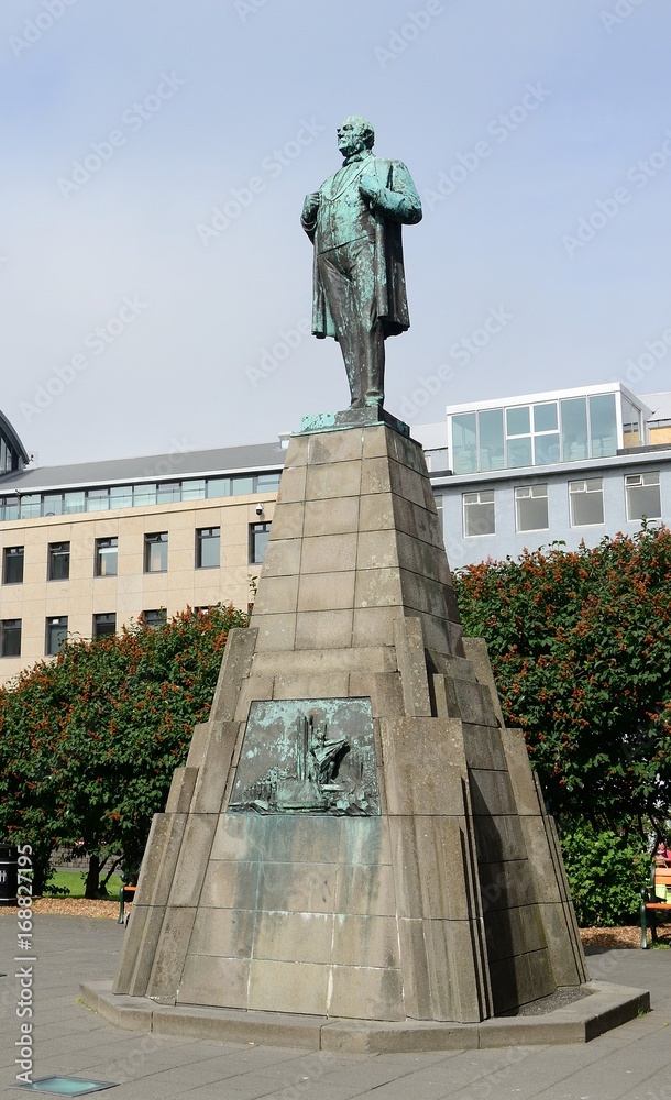 Jon Sigurdsson, Reykjavik, Iceland Stock Photo | Adobe Stock