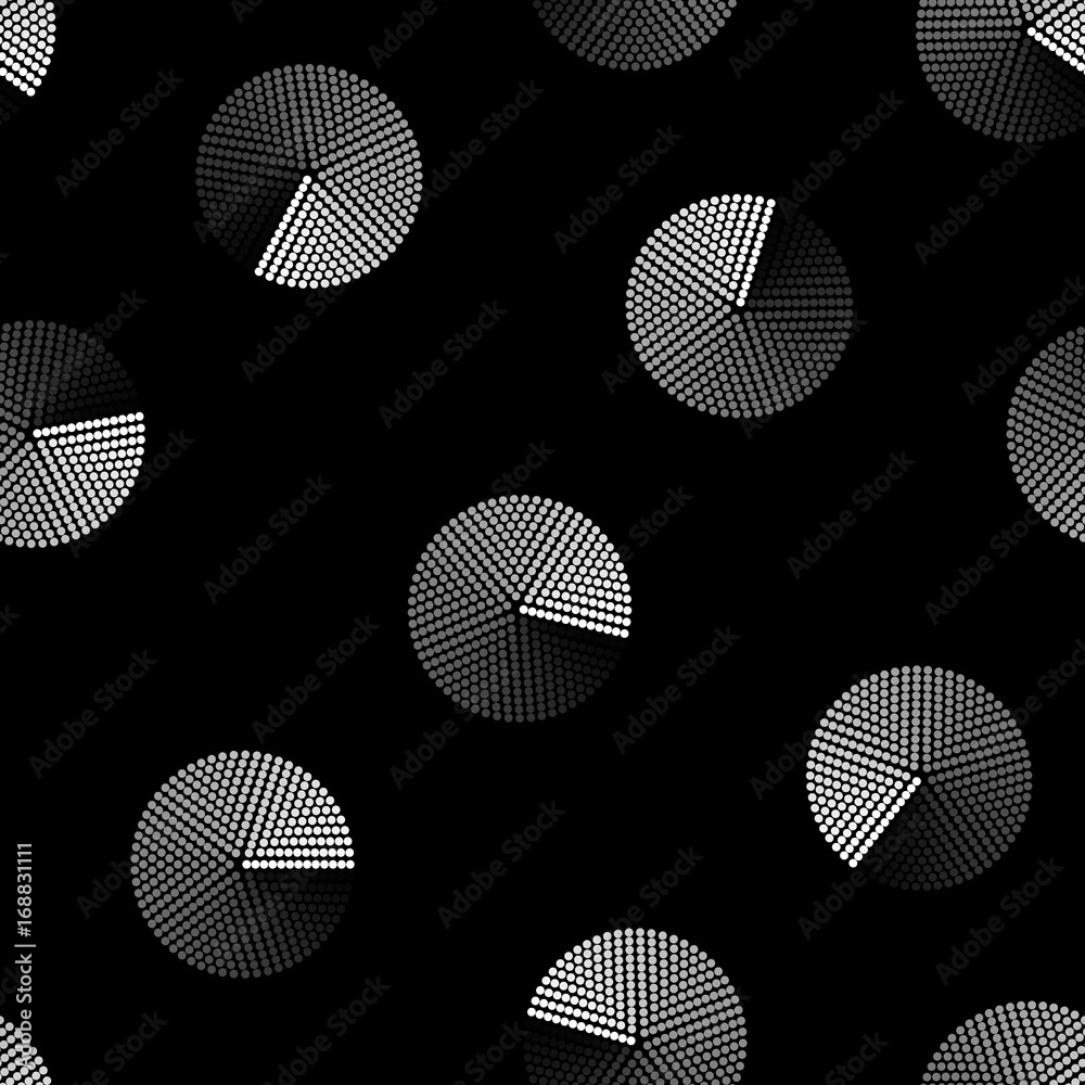 Seamless Pattern of Gray Scale Dots. Modern Vector Background Design ...