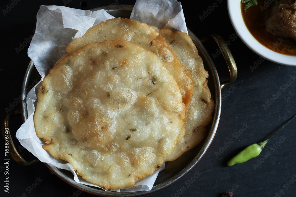 Ney Pathiri / Neypathal - Kerala Malabar Ramadan food / deep fried Rice ...