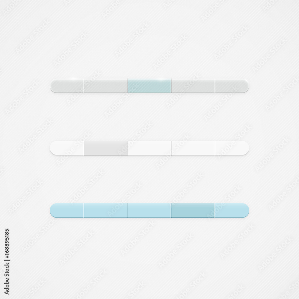 Simple clean vector navigation bar drop down menu template set Stock ...