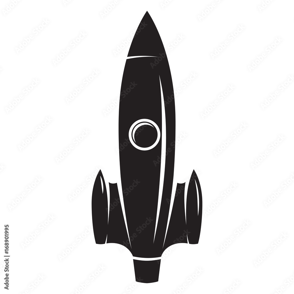 Vintage Rocket Vector