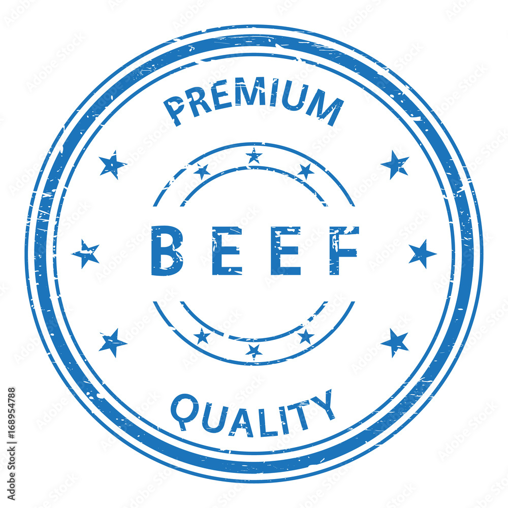 Beef and premium quality stamp. Beef rubber stamp. Vector Beef stamp ...