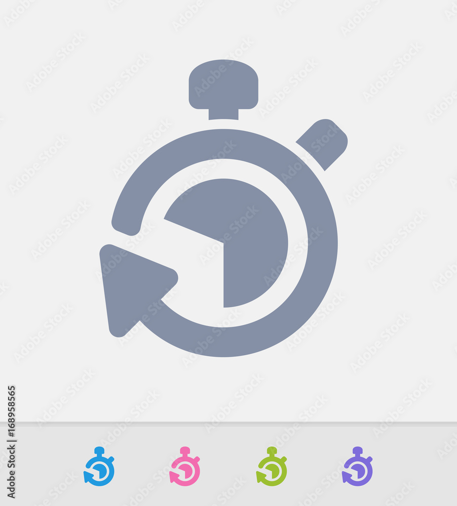 Stopwatch & Arrow - Granite Icons. A professional, pixel-perfect icon ...