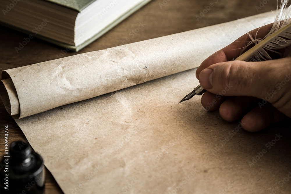 Old Pen Writing