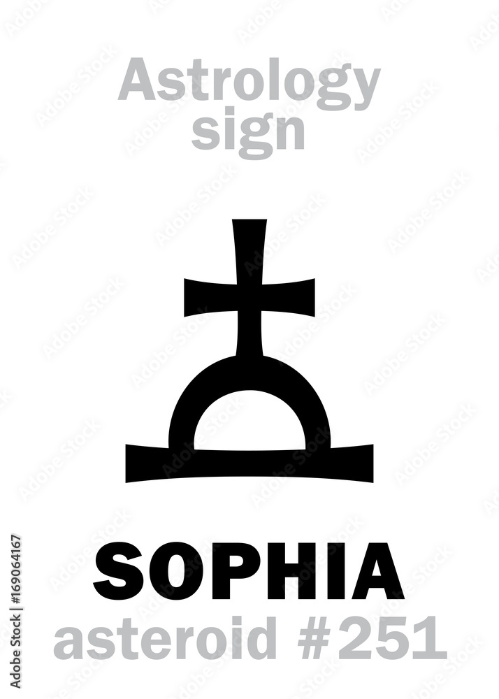 Astrology Alphabet: SOPHIA («Divine Wisdom»), asteroid #251 ...