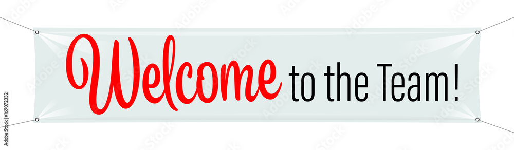 Welcome to the team ! Stock Vector | Adobe Stock
