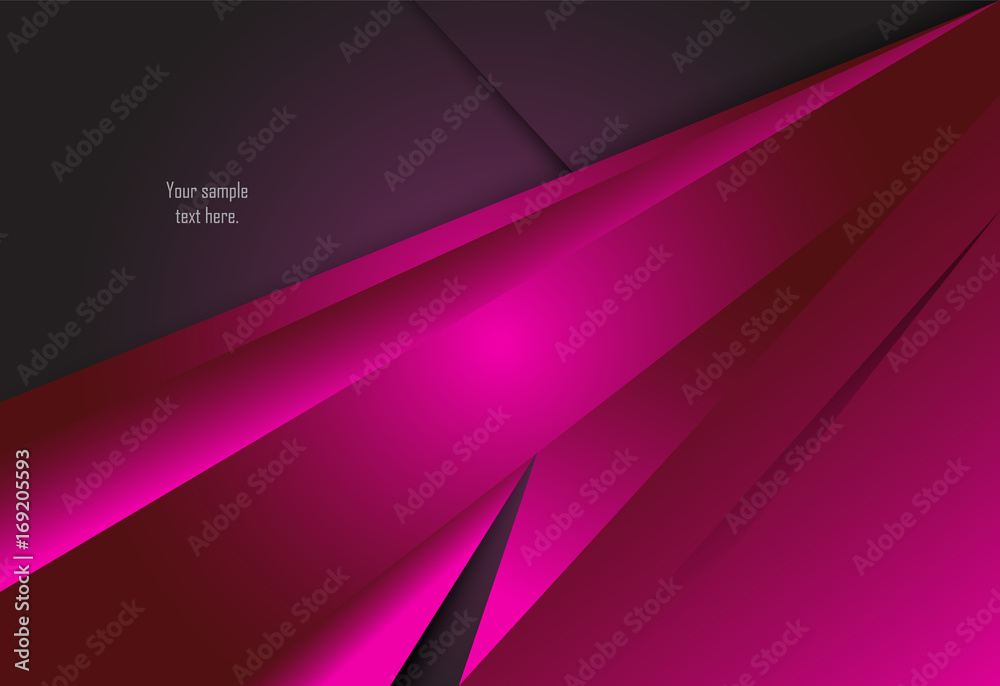 Pink abstract material design for background, card, annual business ...