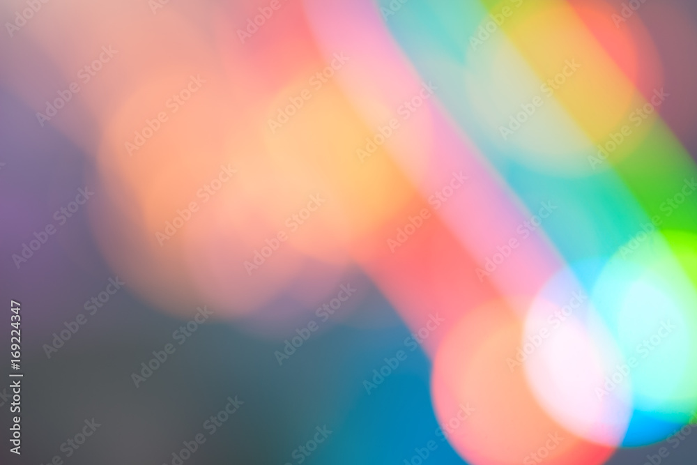 Colorful saturated bokeh colors. background for design. photo with ...