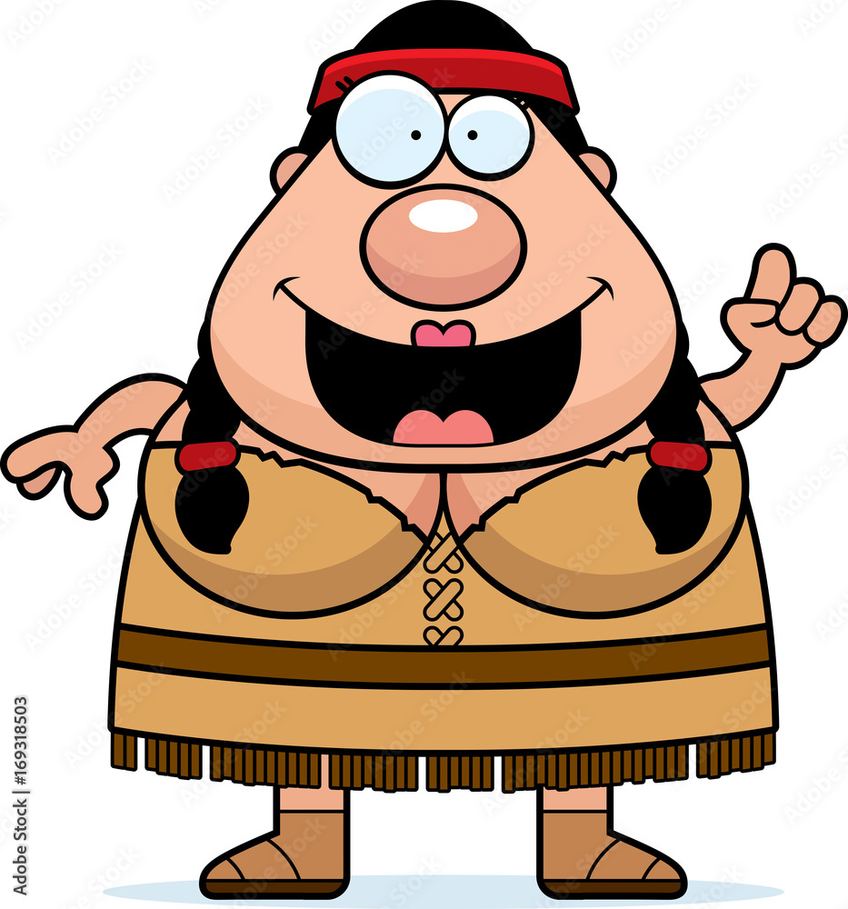 Cartoon Native American Idea Stock Vector | Adobe Stock