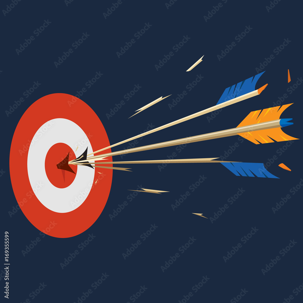 Bullseye Arrow Split