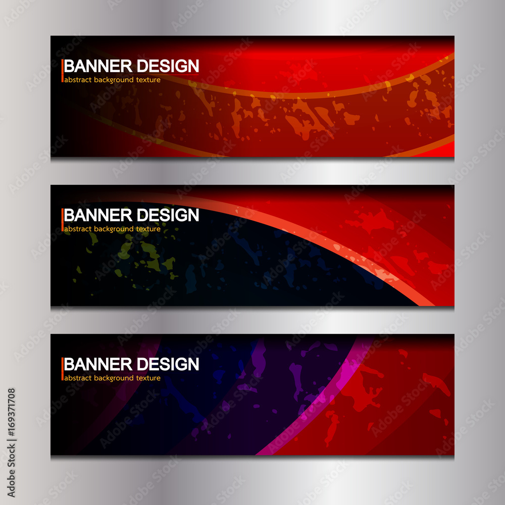 Abstract banner design background for website headers, vector ...